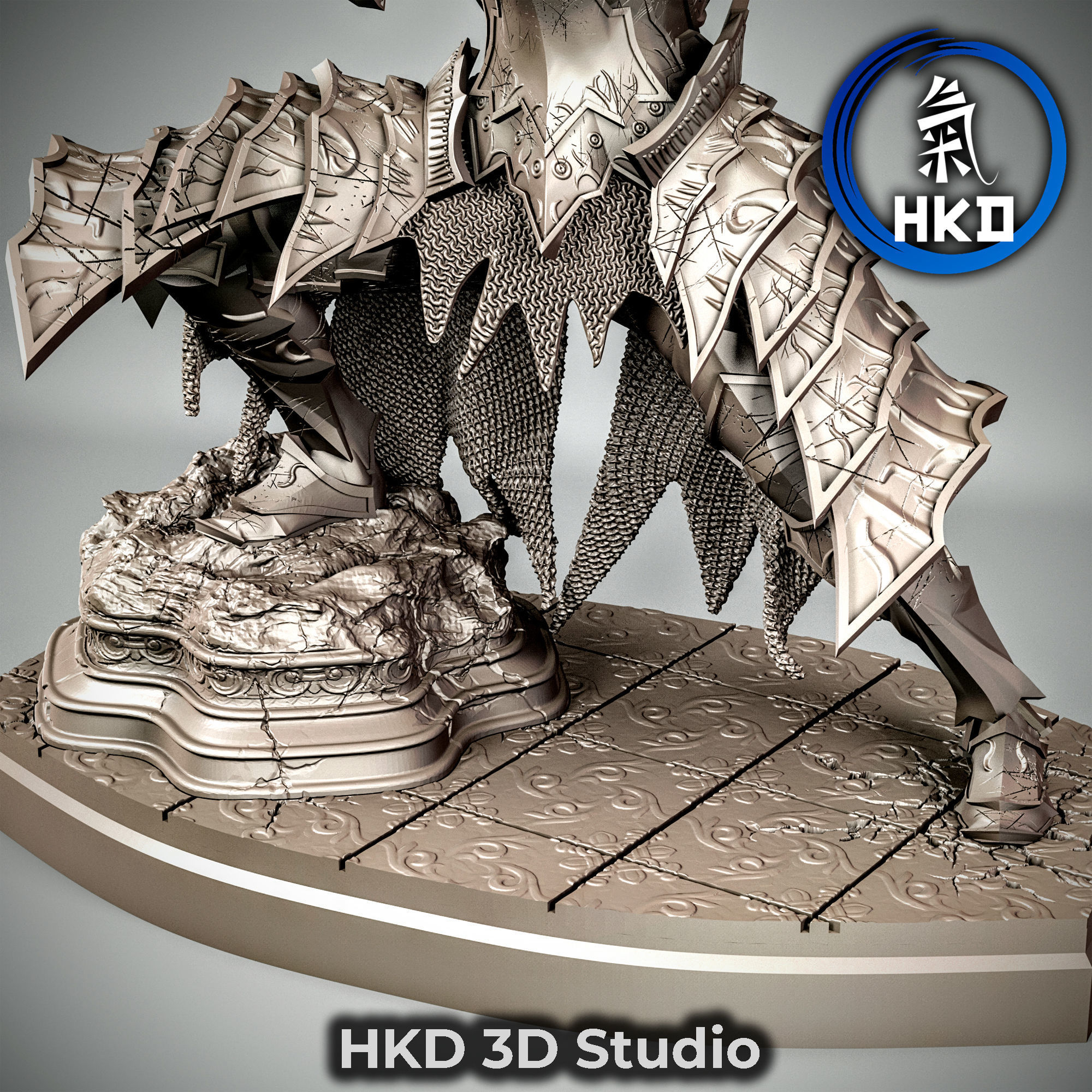 Ornstein Dragonslayer fan art - Dark souls 3D model 3D printable | CGTrader
