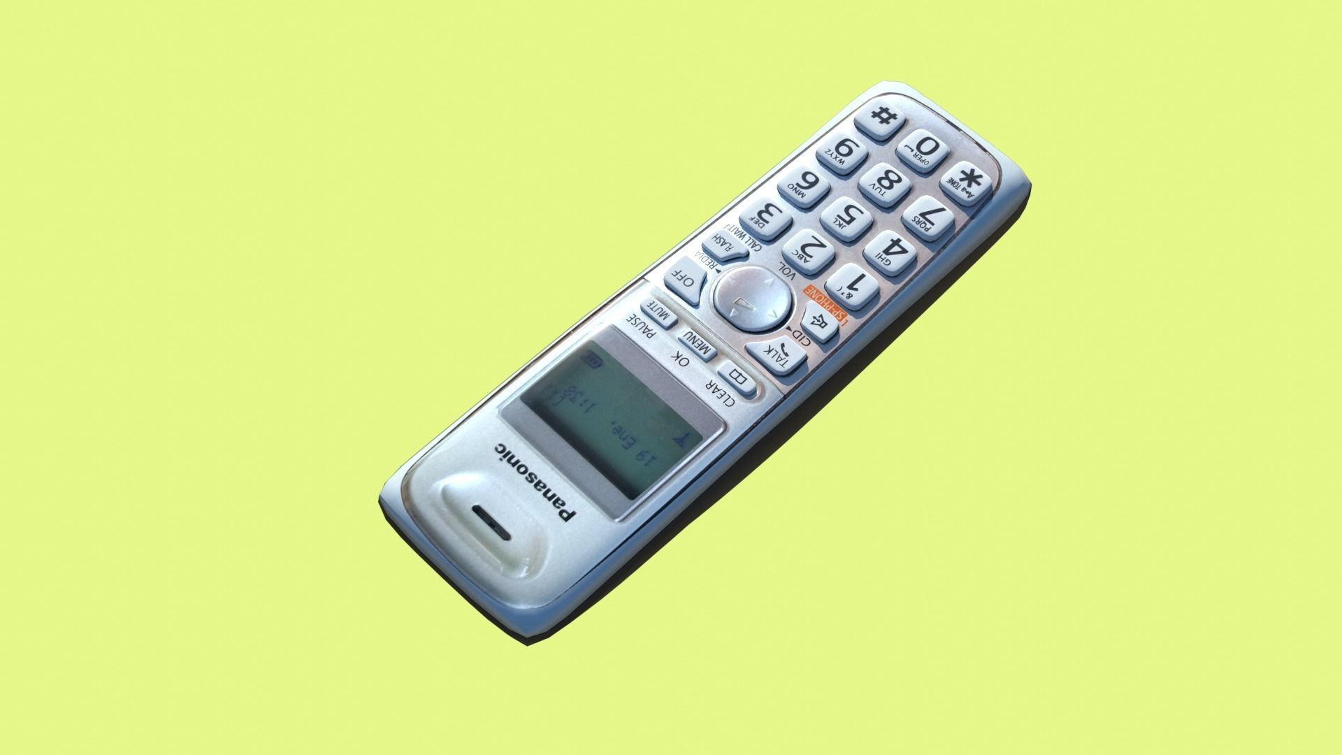 Cordless phone in Blender fbx and glb 3D model | CGTrader