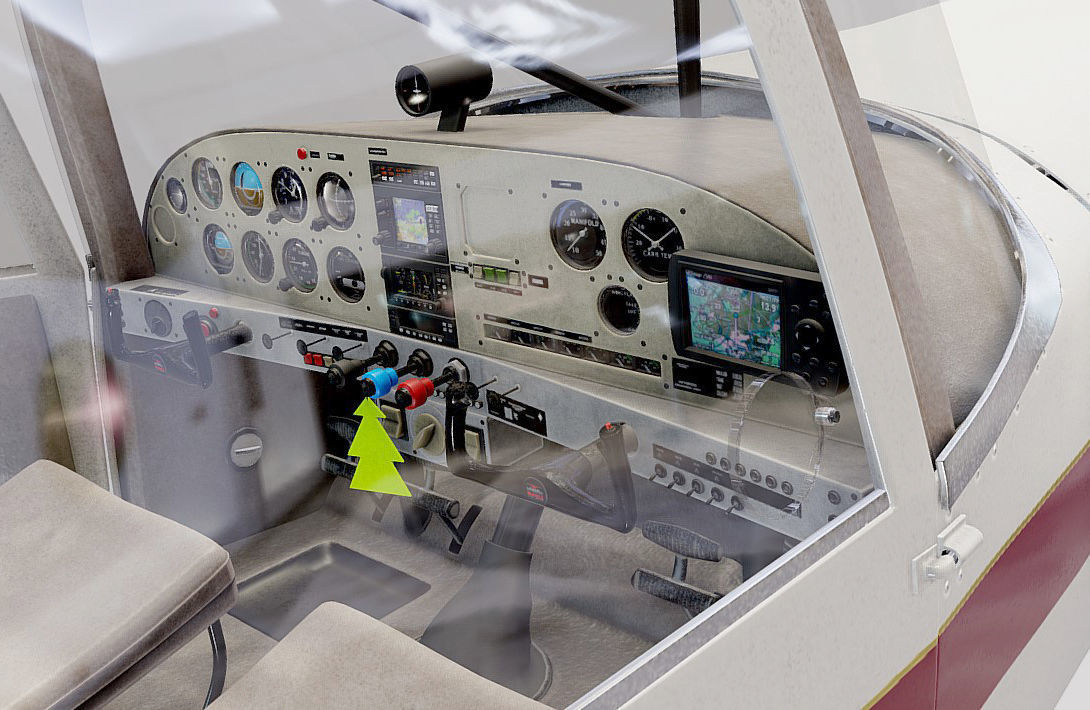 Maule light aircraft with interior 3D model | CGTrader