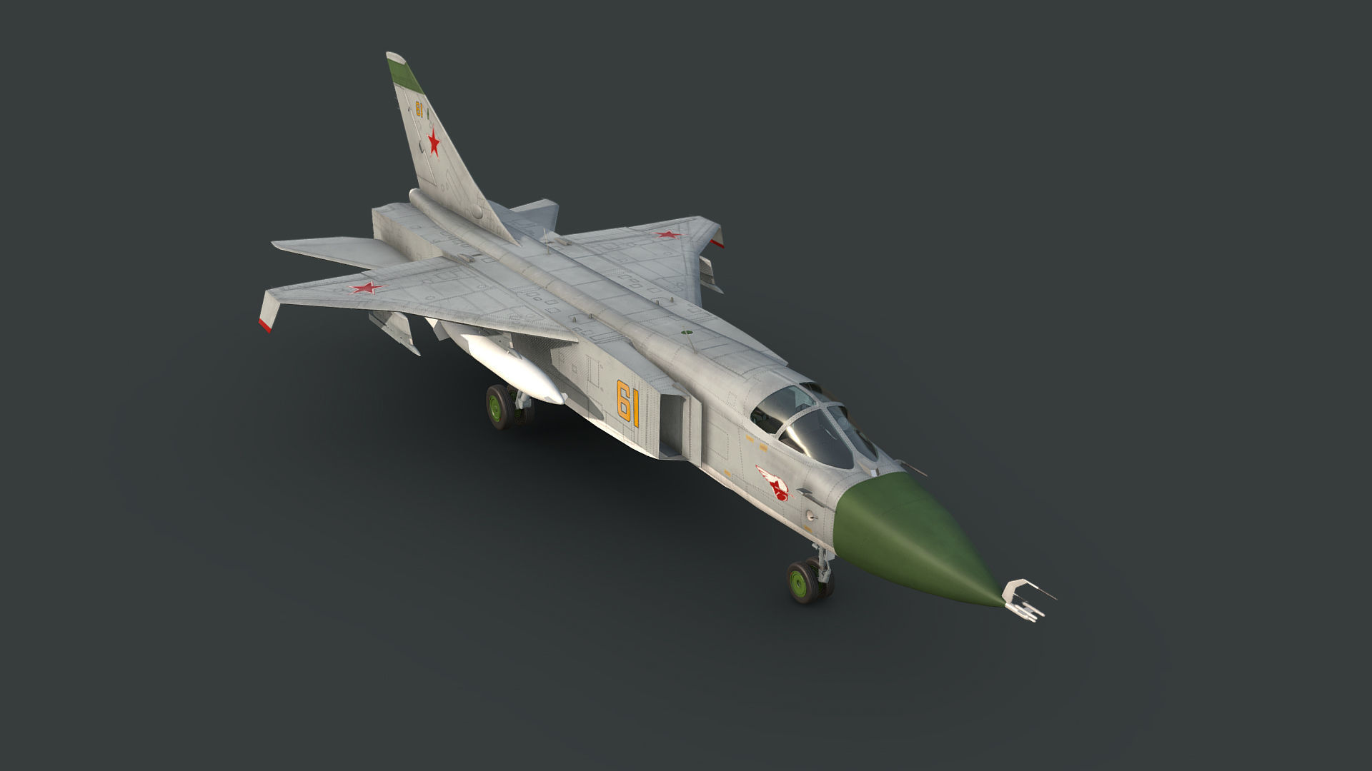 3D model Sukhoi T6-1 Su-24 Prototype VR / AR / low-poly | CGTrader