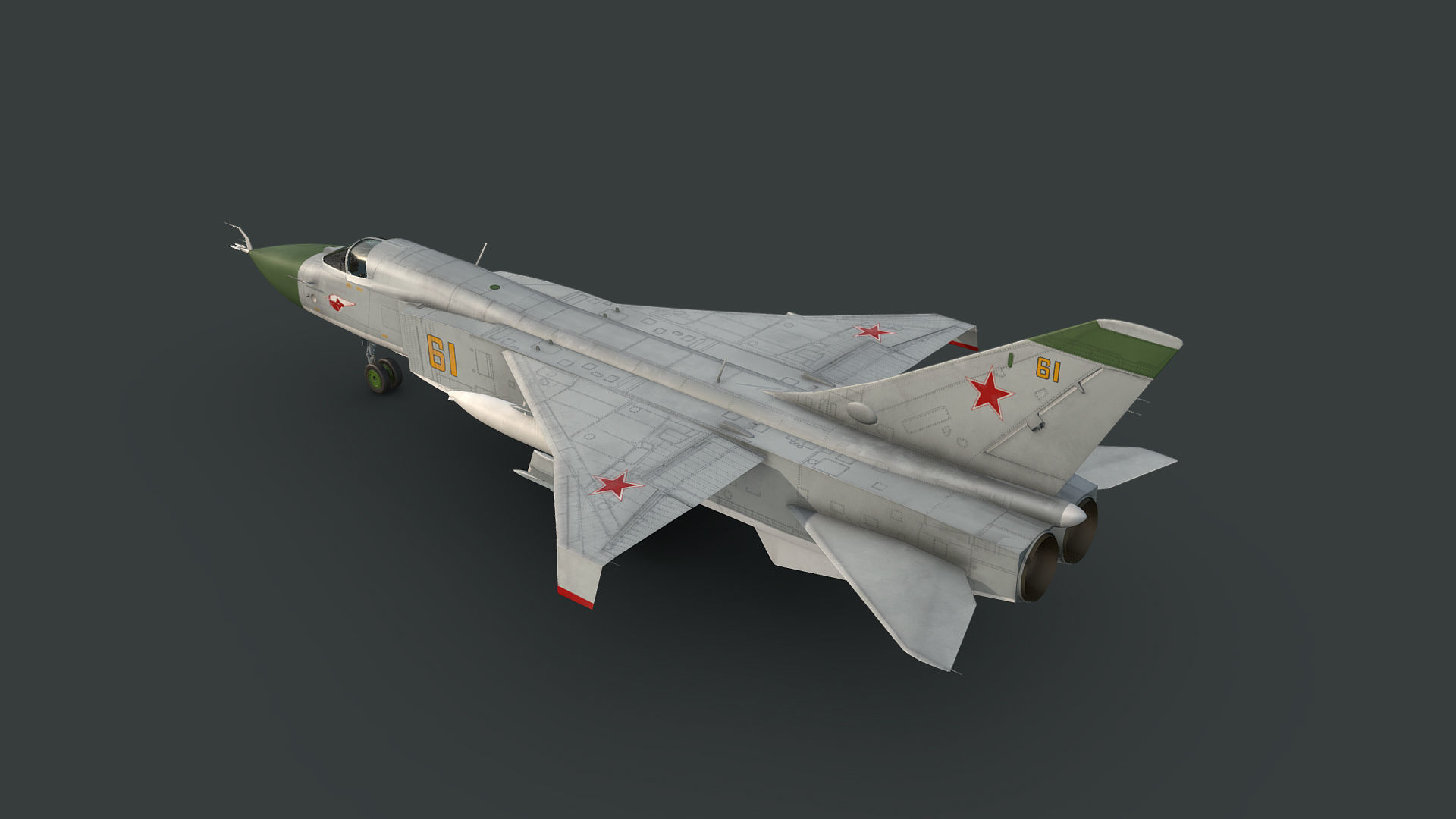 3D model Sukhoi T6-1 Su-24 Prototype VR / AR / low-poly | CGTrader