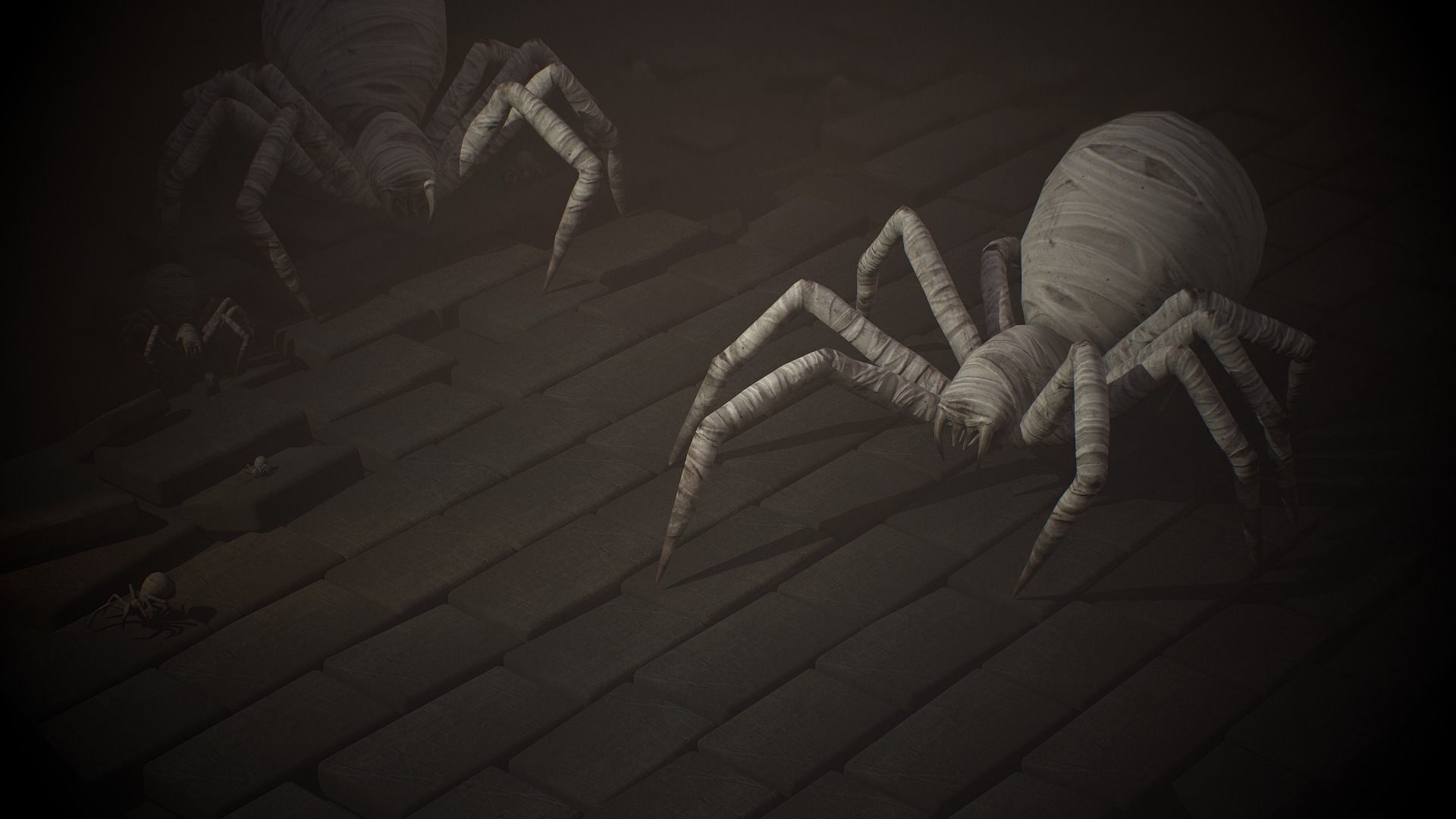 3D model Spider mummy VR / AR / low-poly | CGTrader