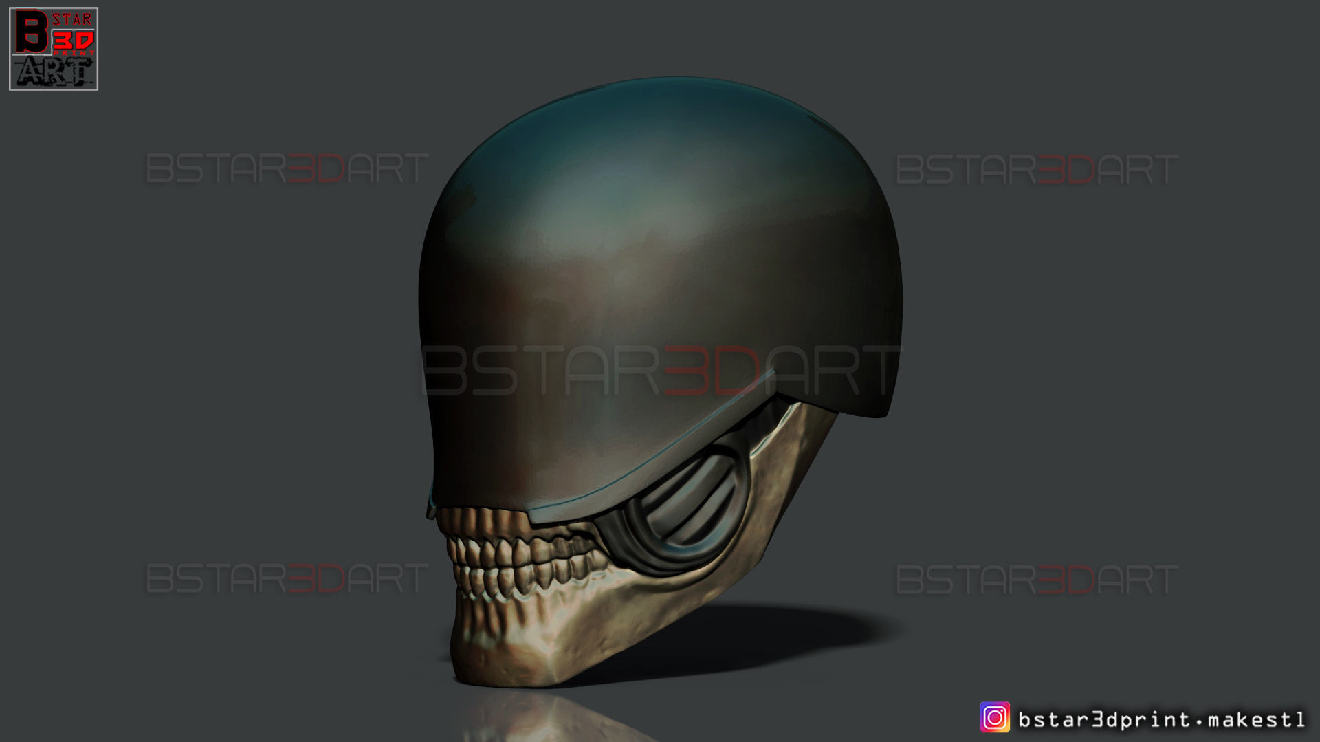 Bloodsport Mask - The Suicide Squad - DC Comics cosplay 3D model 3D ...