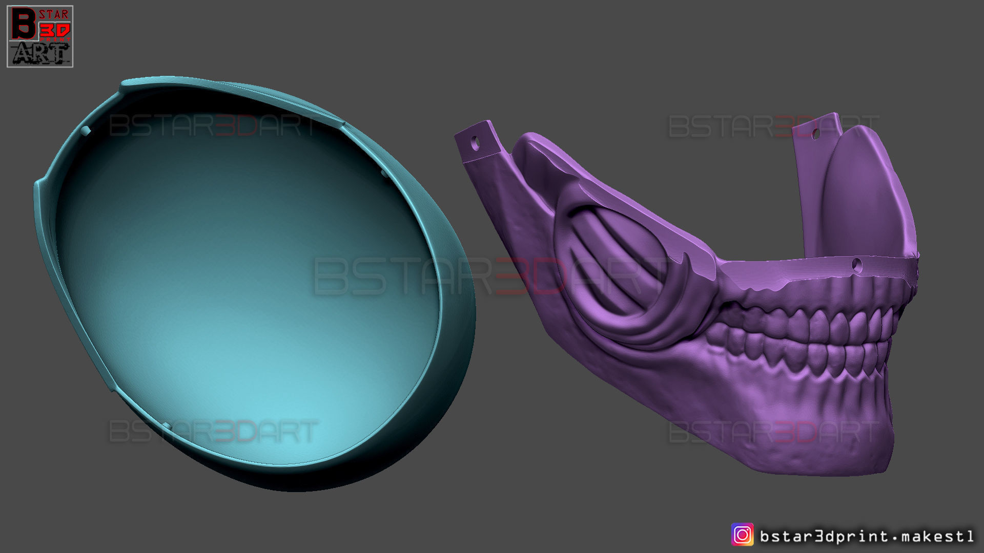 Bloodsport Mask - The Suicide Squad - DC Comics cosplay 3D model 3D ...