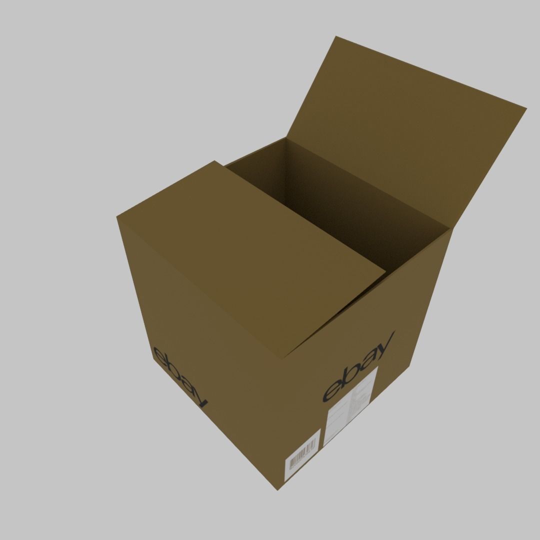 3D model Ebay box VR / AR / low-poly | CGTrader