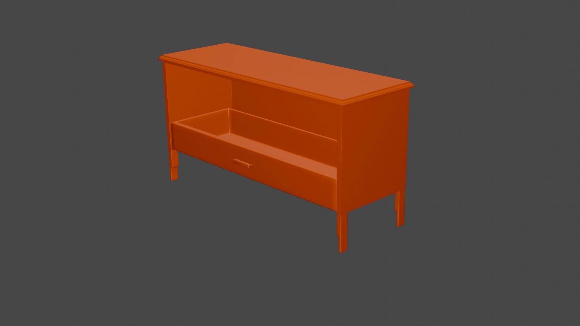 Soviet coffee table free VR / AR / low-poly 3D model animated | CGTrader