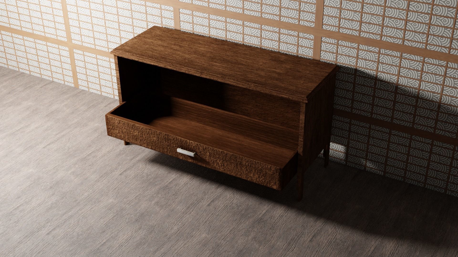 Soviet coffee table free VR / AR / low-poly 3D model animated | CGTrader