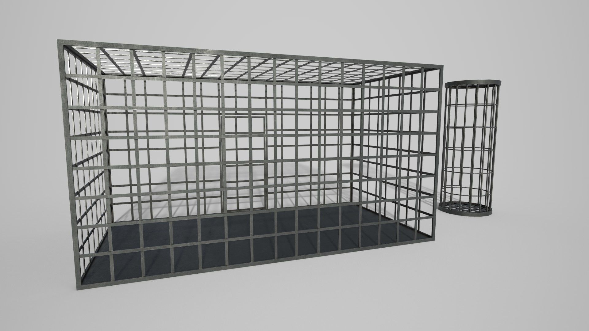 3D model Medieval Iron Cages VR / AR / low-poly | CGTrader