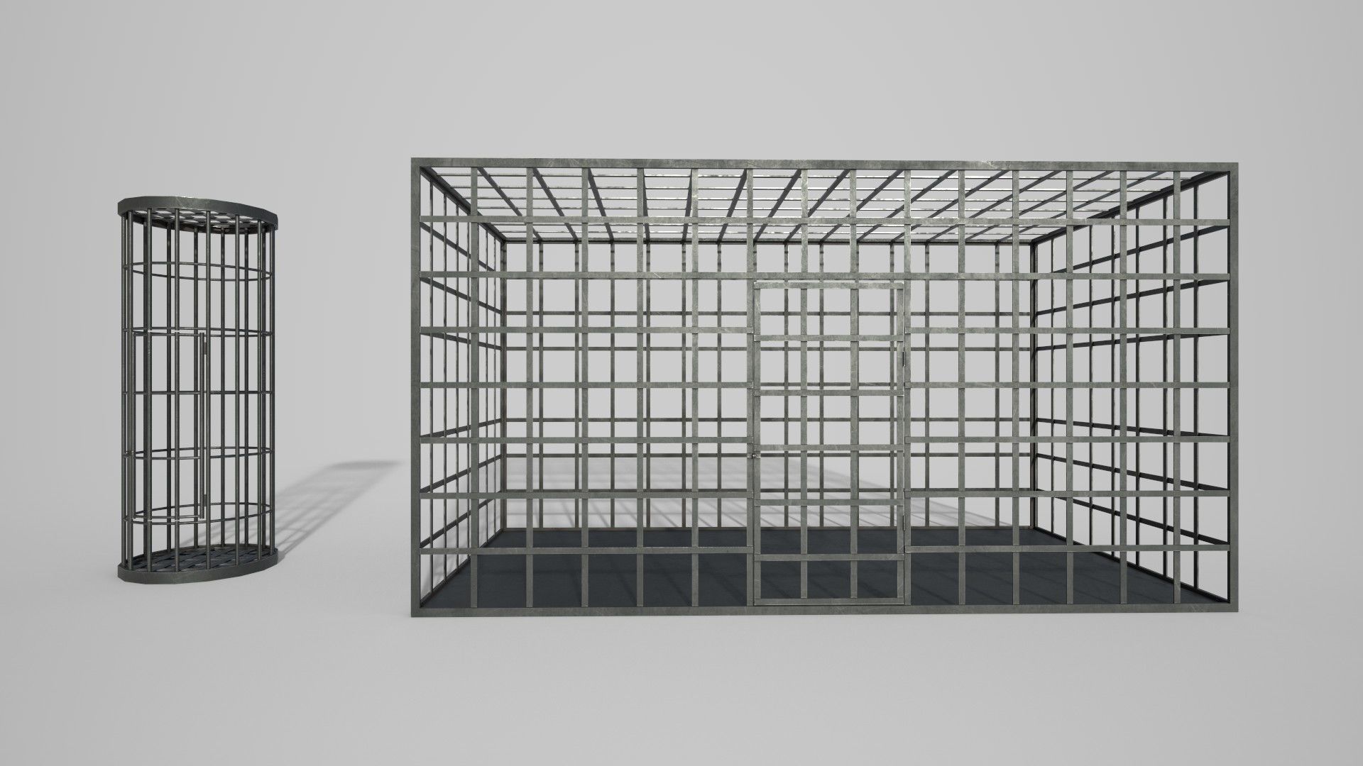 3D model Medieval Iron Cages VR / AR / low-poly | CGTrader