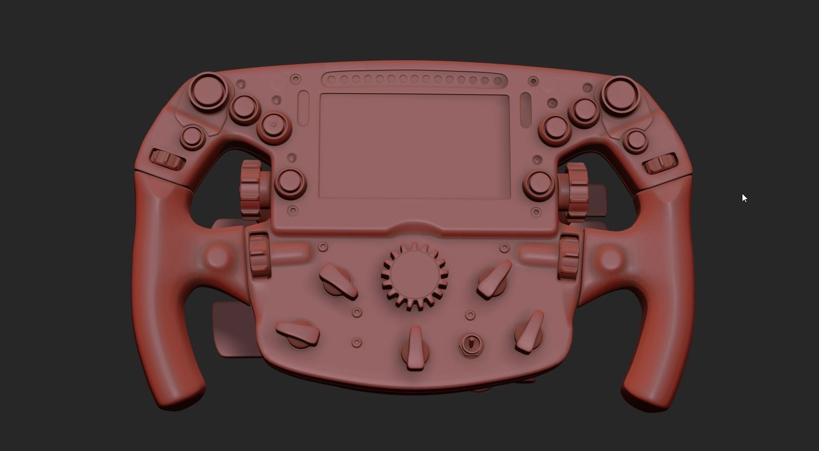 3D model F1 Ferrari Steering wheel VR / AR / low-poly | CGTrader