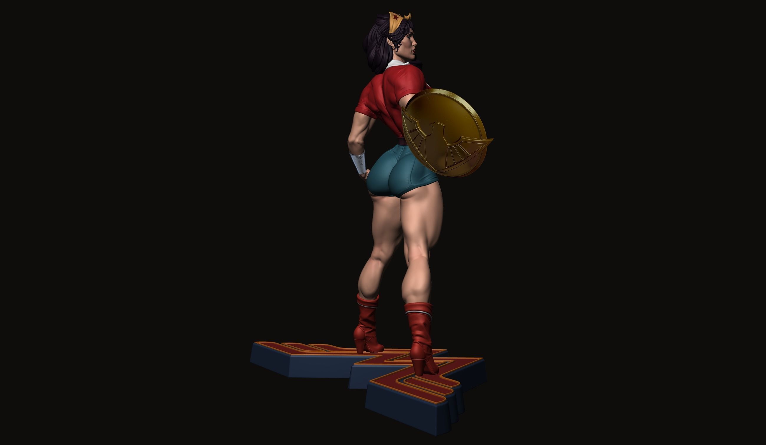 Wonder Woman 3D model 3D printable | CGTrader