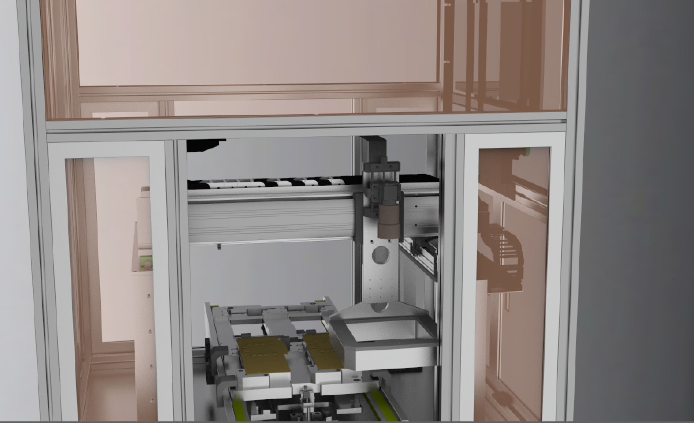 Double station CCD detection machine 3D model | CGTrader