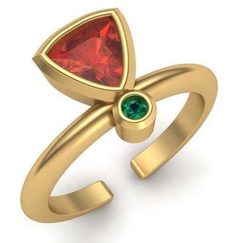 3d-model simple ring 3D model 3D printable | CGTrader