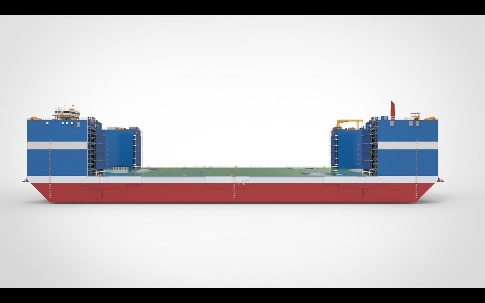 Floating dock 3 drydock 3D model | CGTrader