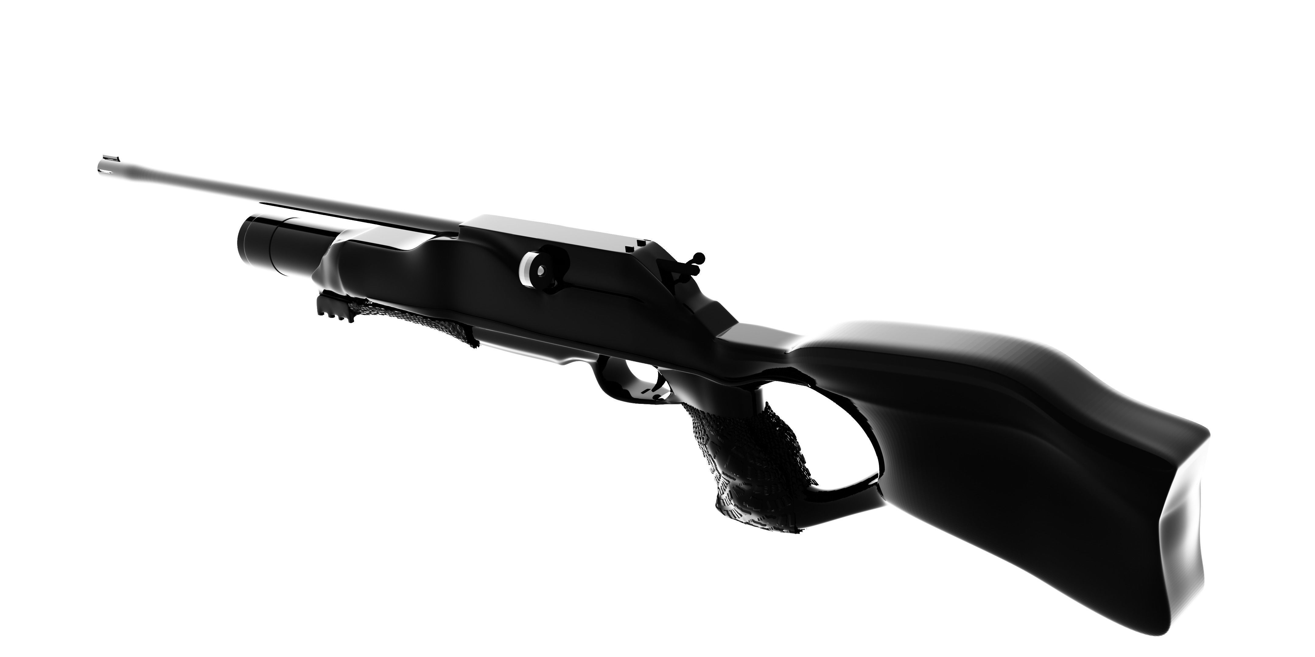 WALTHER RM-8 PCP GUN 3D model | CGTrader