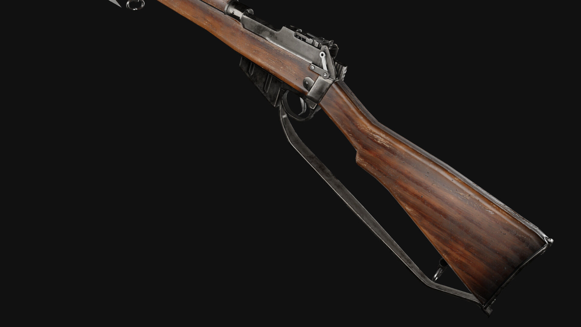 3D model Lee Enfield Rifle VR / AR / low-poly rigged | CGTrader