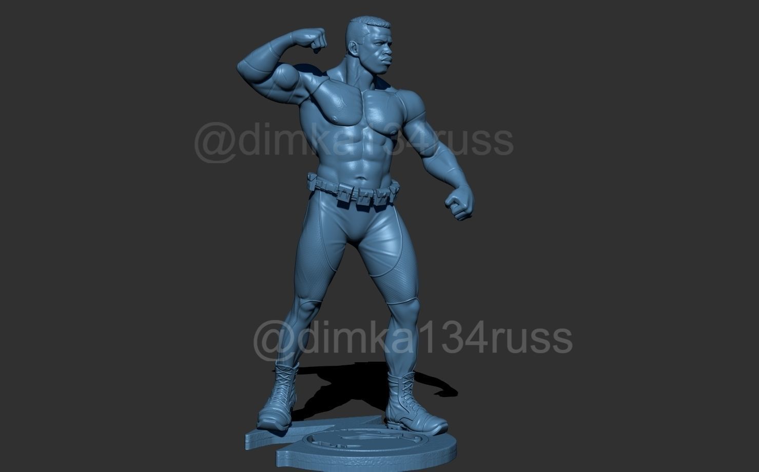 mortal kombat jax 3D model 3D printable | CGTrader
