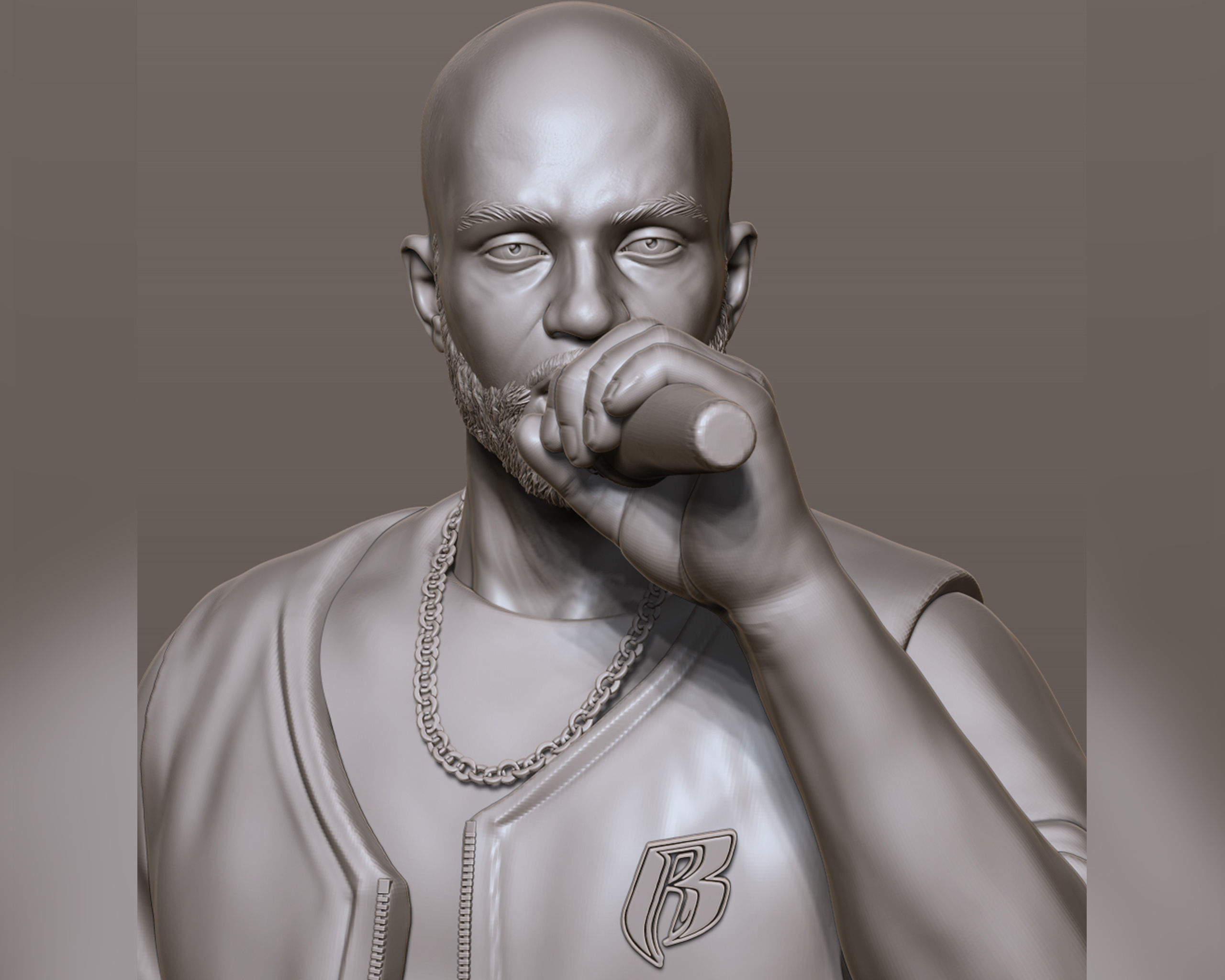 DMX full-body sculpture 3D model 3D printable | CGTrader