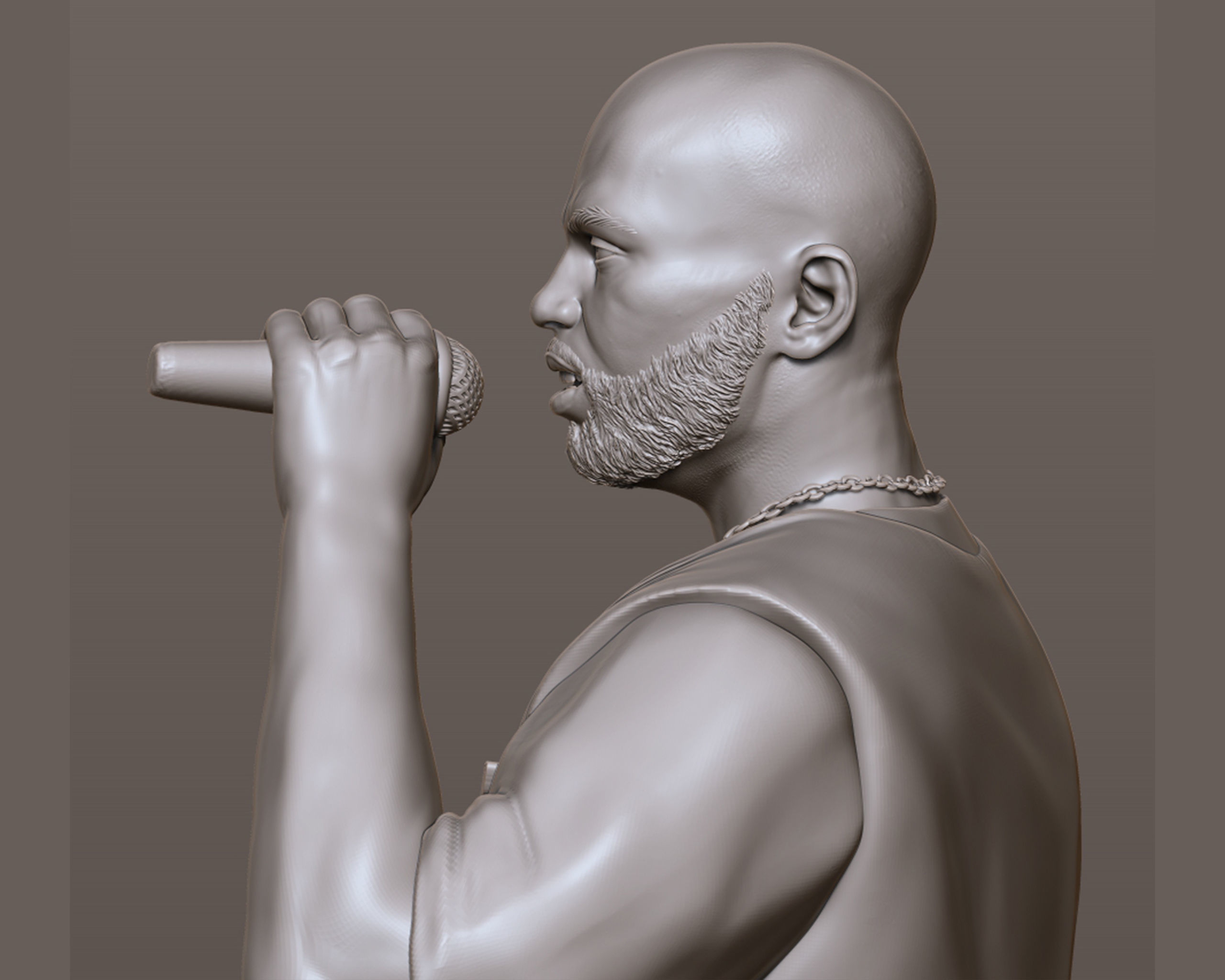 DMX full-body sculpture 3D model 3D printable | CGTrader