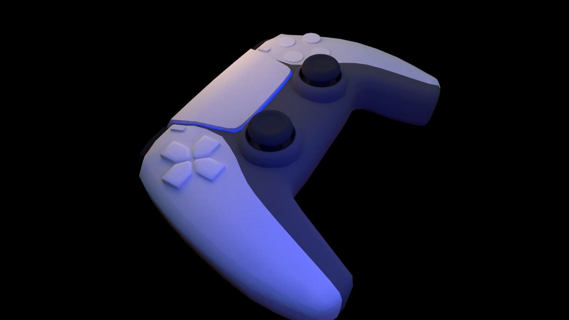 3D model PS5 Controller VR / AR / low-poly | CGTrader