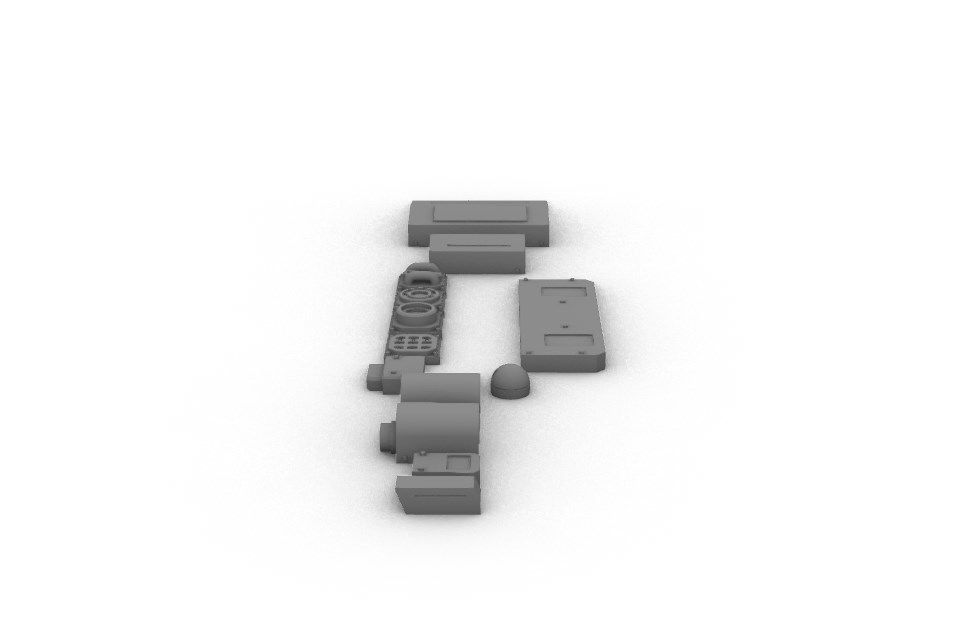 Sensors and Cameras Kitbash Pack 3D model 3D printable | CGTrader