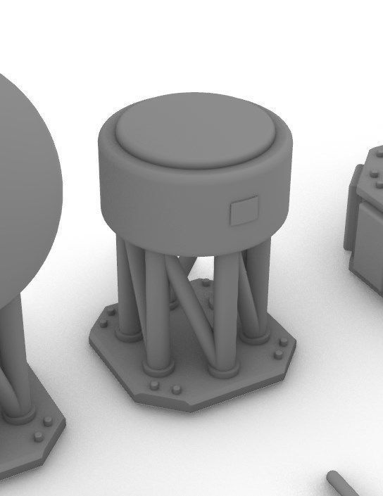 Antennas and Arrays Kitbash Pack 3D model 3D printable | CGTrader