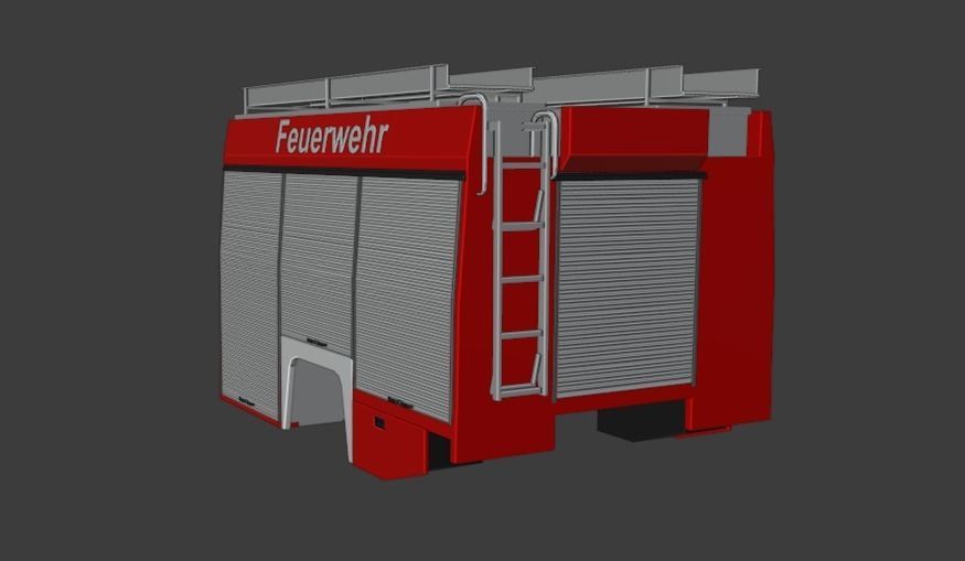 Feuerwehrtechnischer Aufbau der Firma Schlingmann 3D model | CGTrader