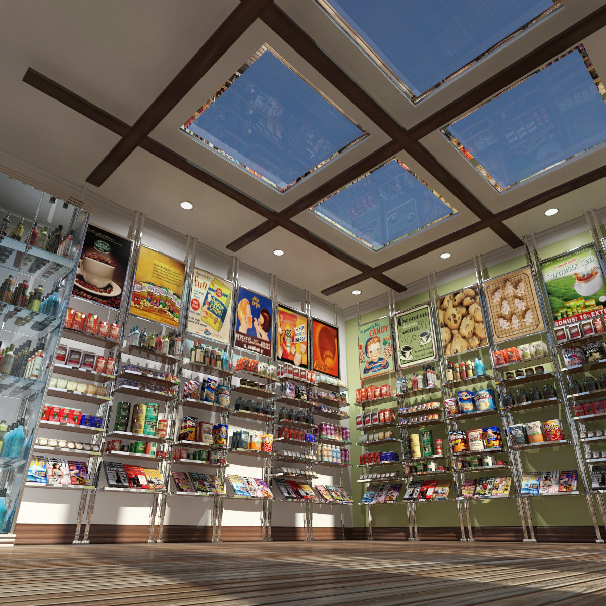 Grocery - Convenient Store Scene 3D model | CGTrader