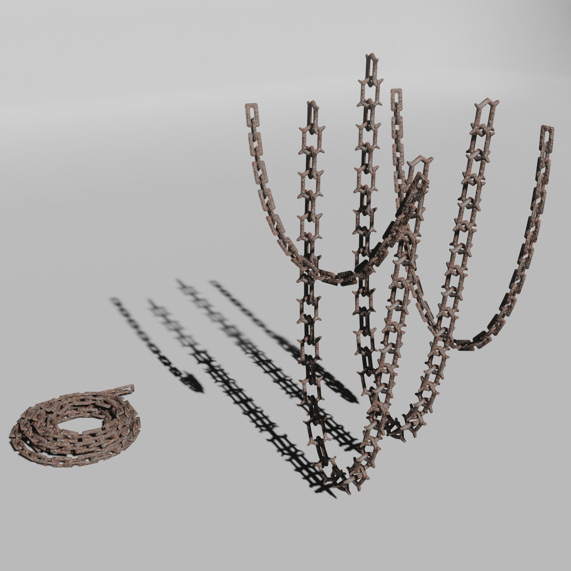 3D model chain low-poly VR / AR / low-poly | CGTrader