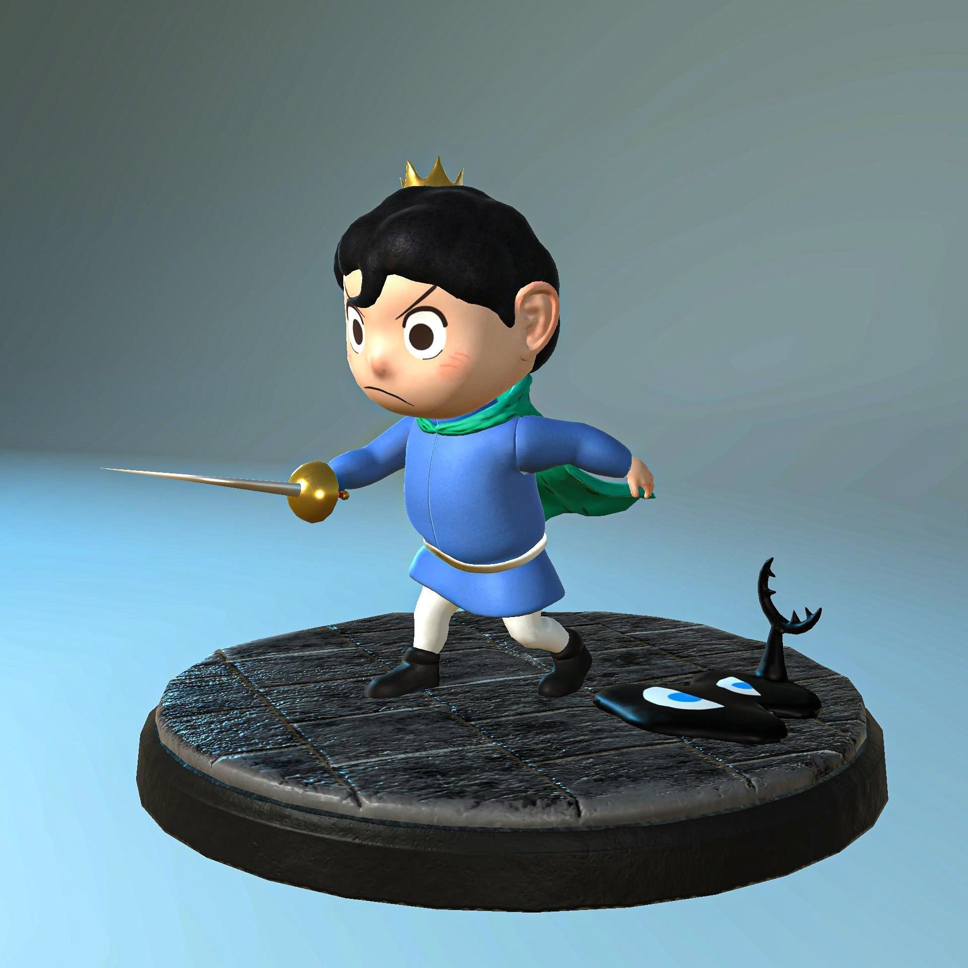 Bojji and Kage - Osama Ranking 3D model 3D printable | CGTrader