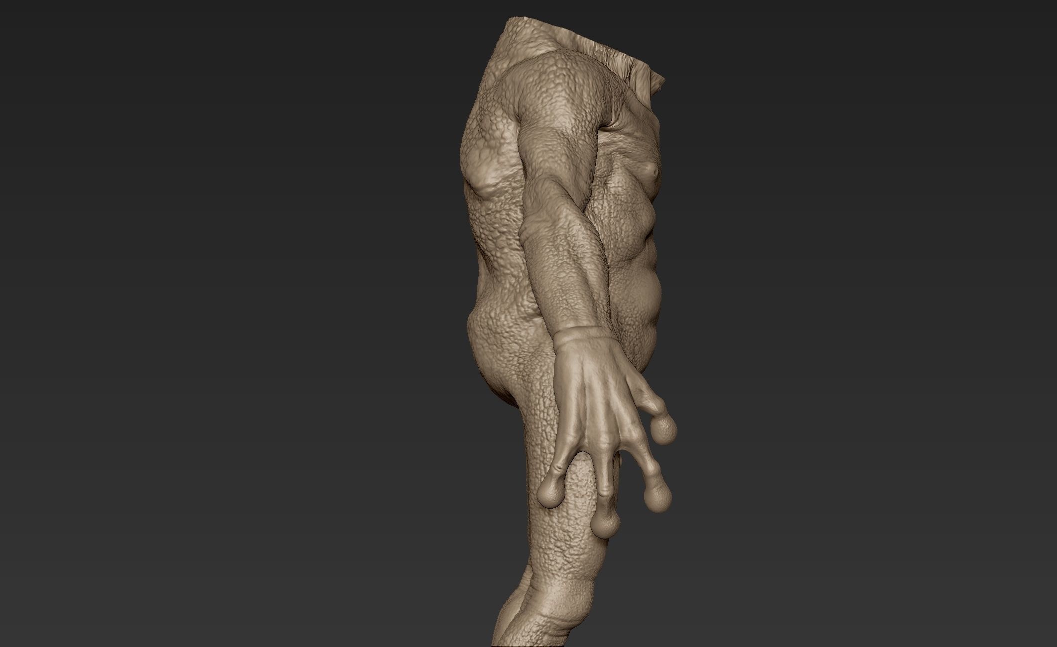Creature Body Sculpt 4 3D model | CGTrader