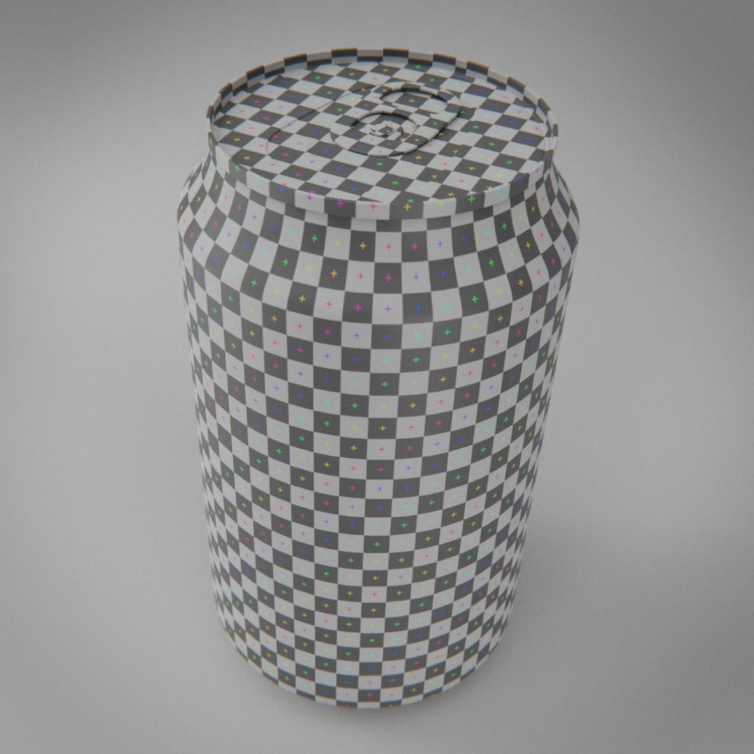 Standard can 330ml with water drops 3D model 3D model | CGTrader