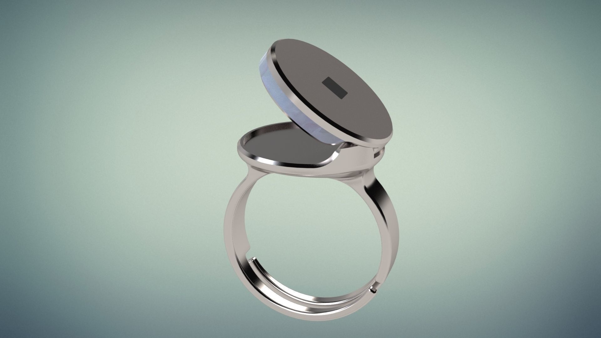 Electronic ring 3D model | CGTrader