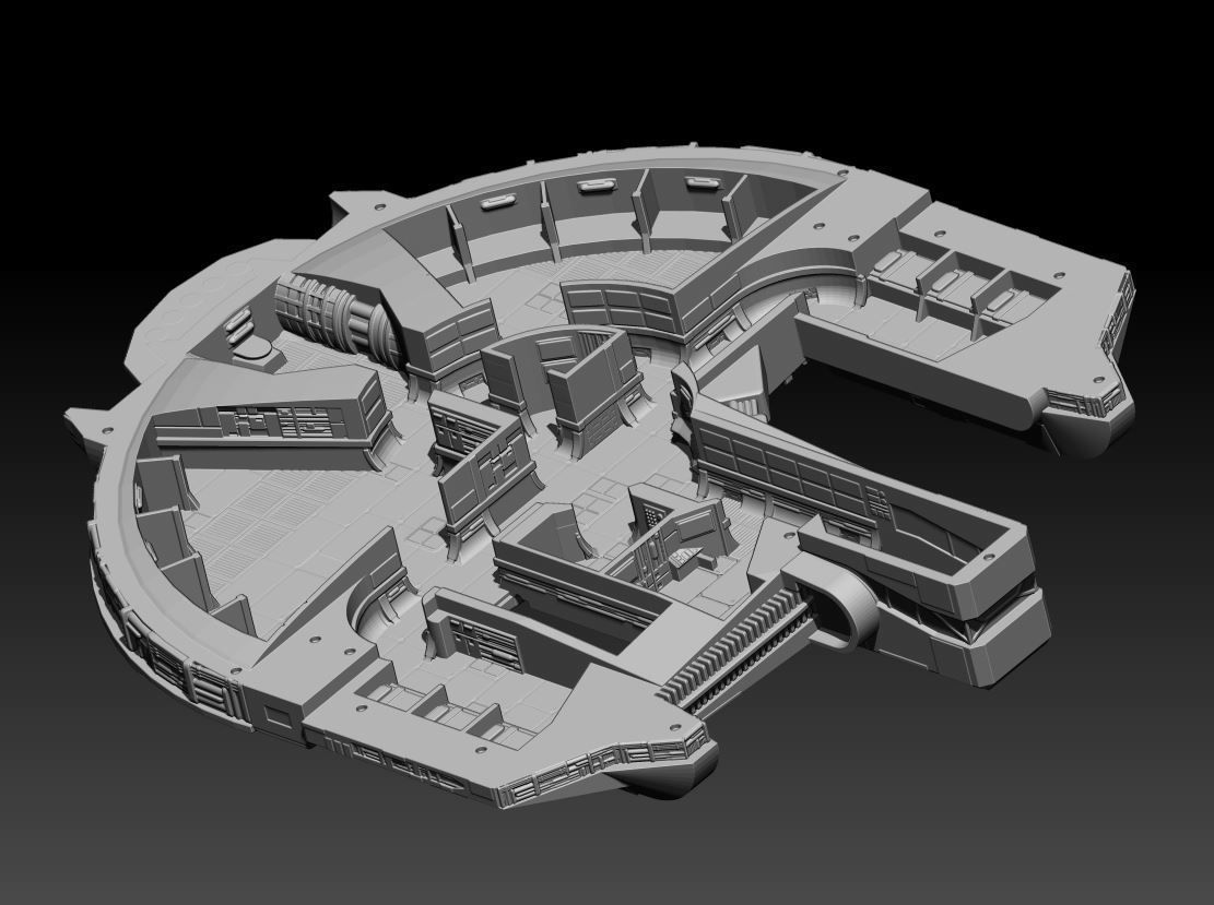 Epic Hawk Freighter 3D model 3D printable | CGTrader