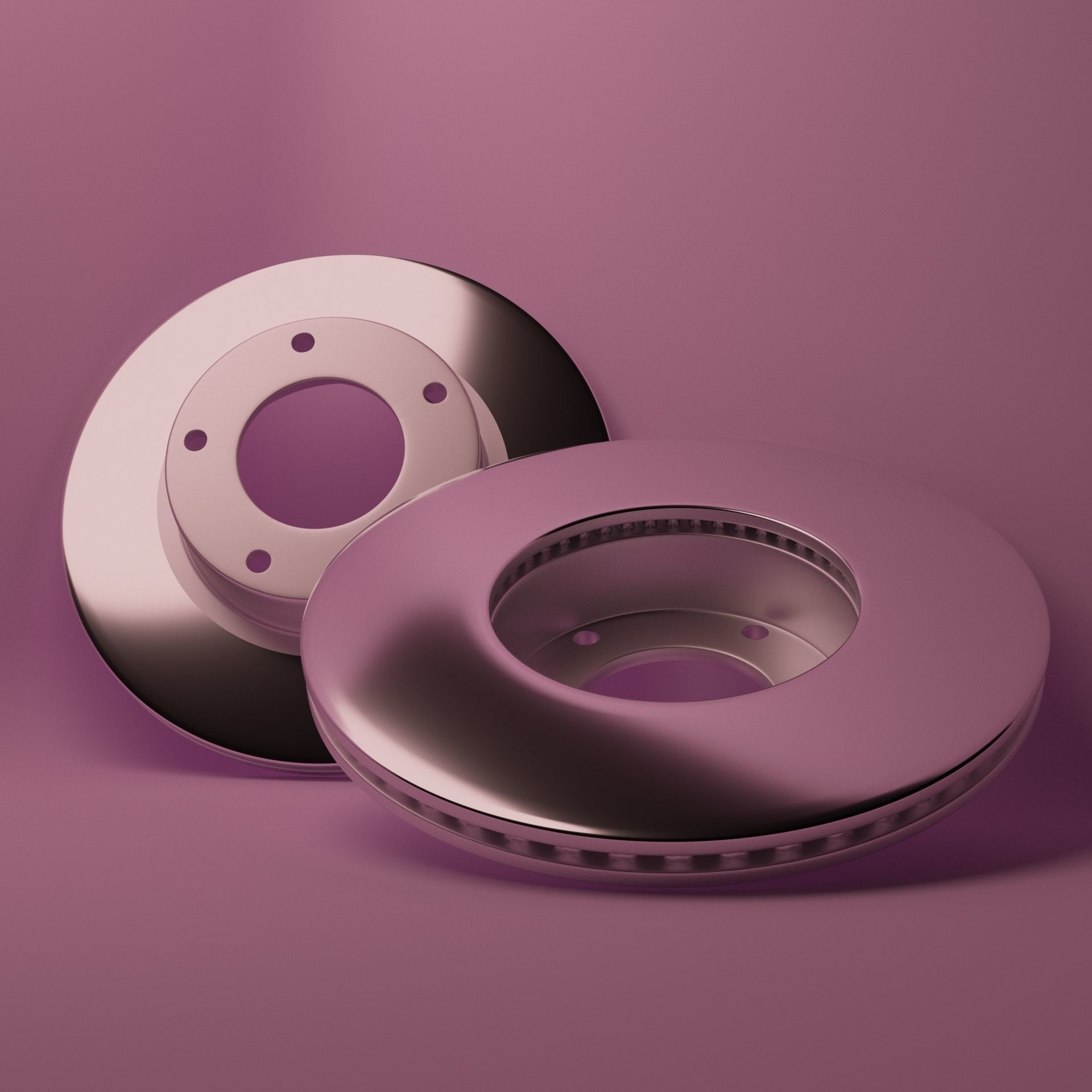 Break disk 3D model | CGTrader