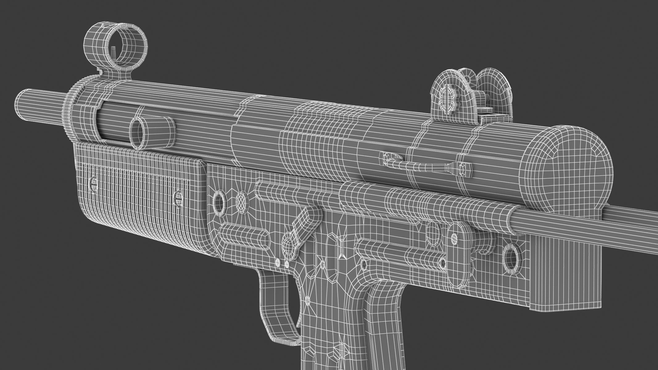 FMK-3 submachine gun 3D model | CGTrader