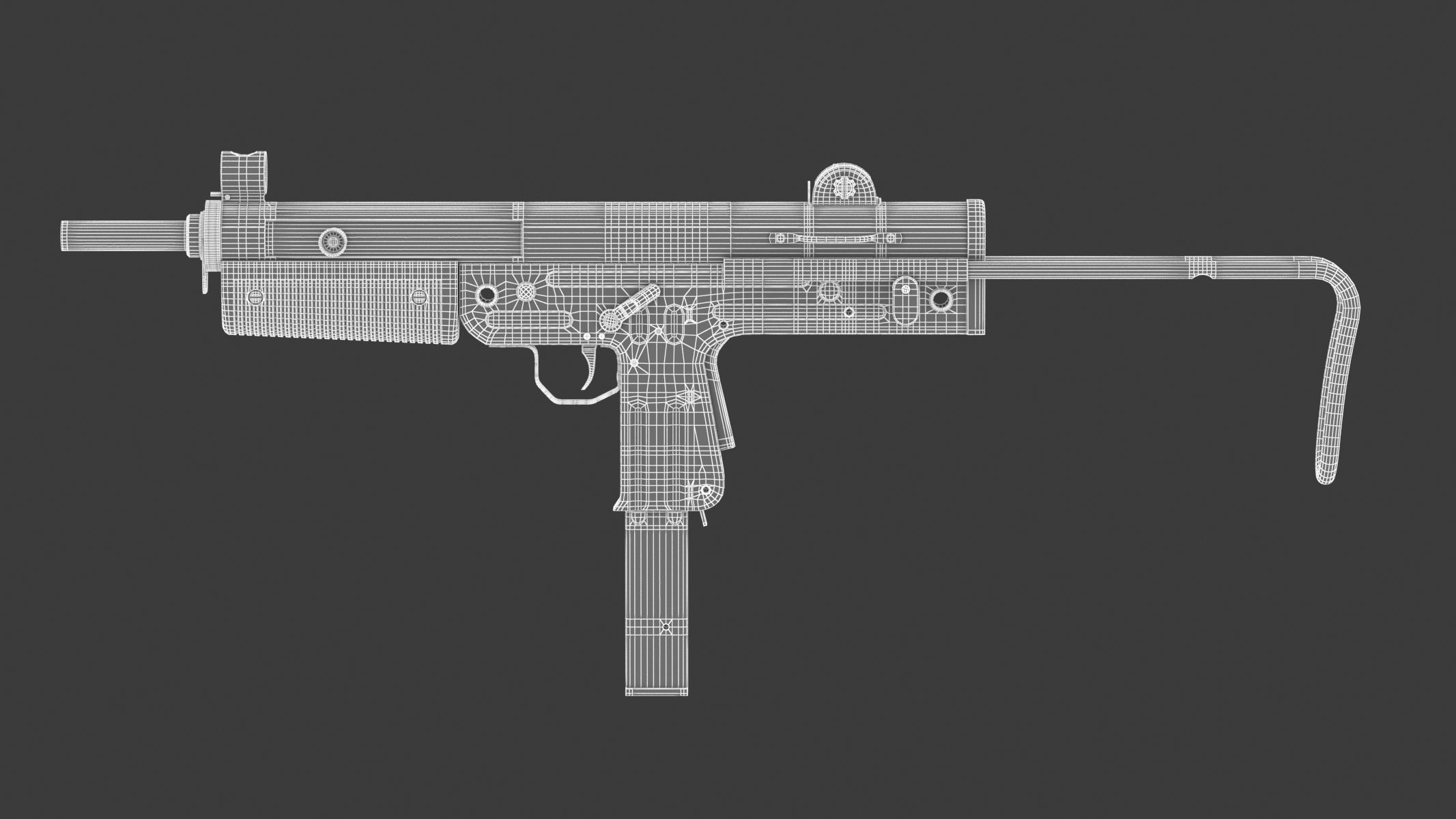 FMK-3 submachine gun 3D model | CGTrader