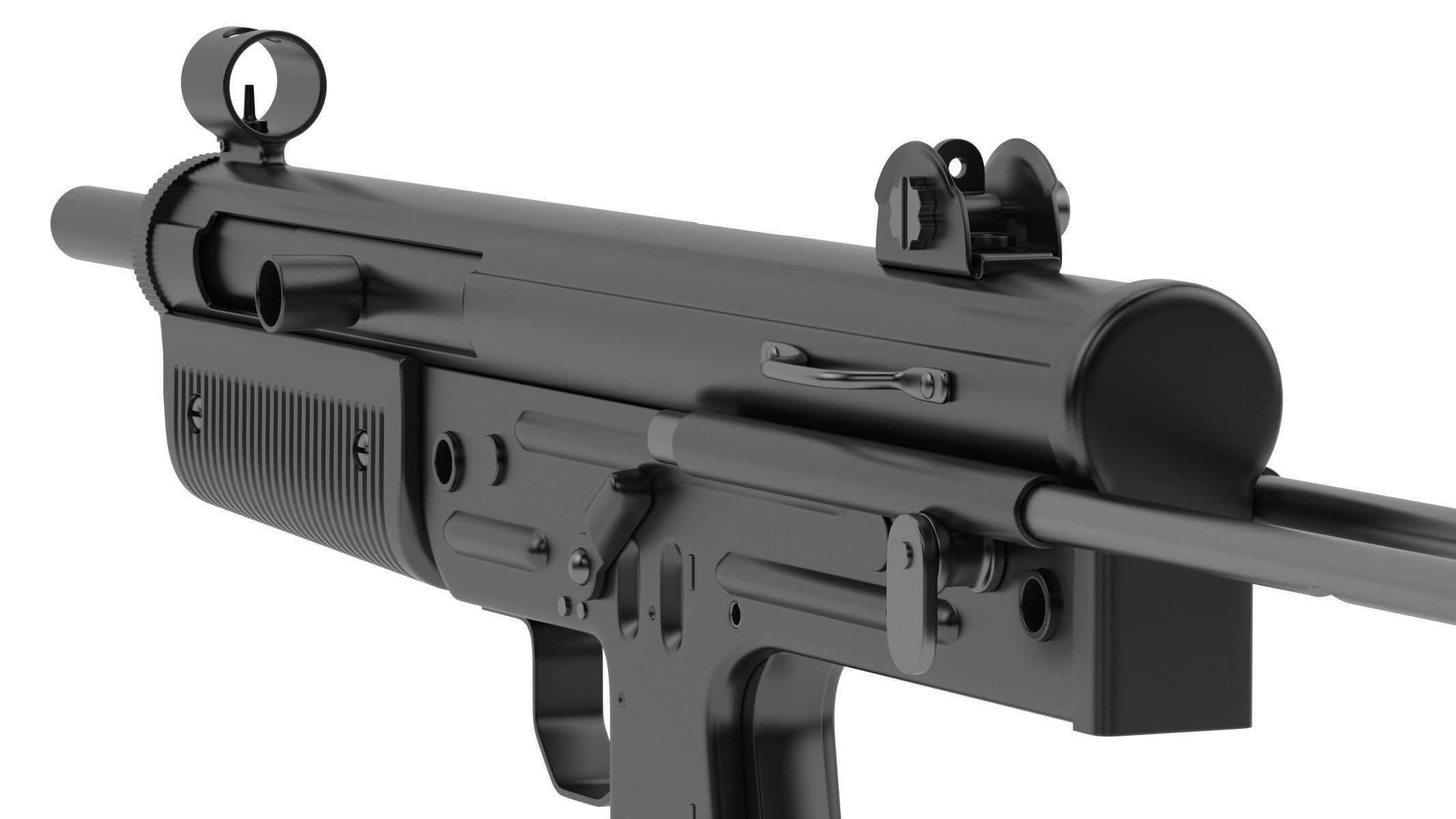 FMK-3 submachine gun 3D model | CGTrader