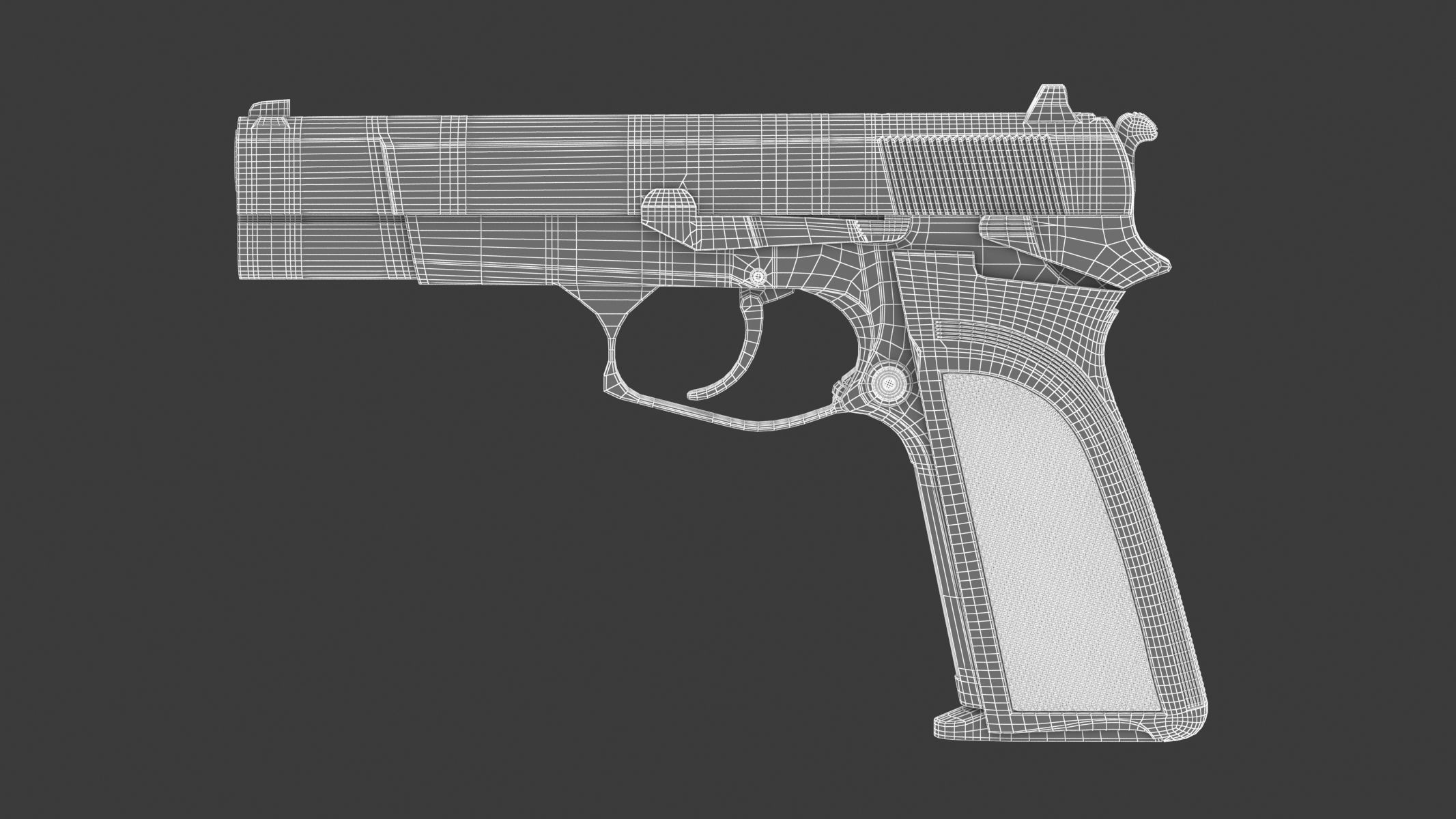 FN HP-DA Pistol 3D model | CGTrader