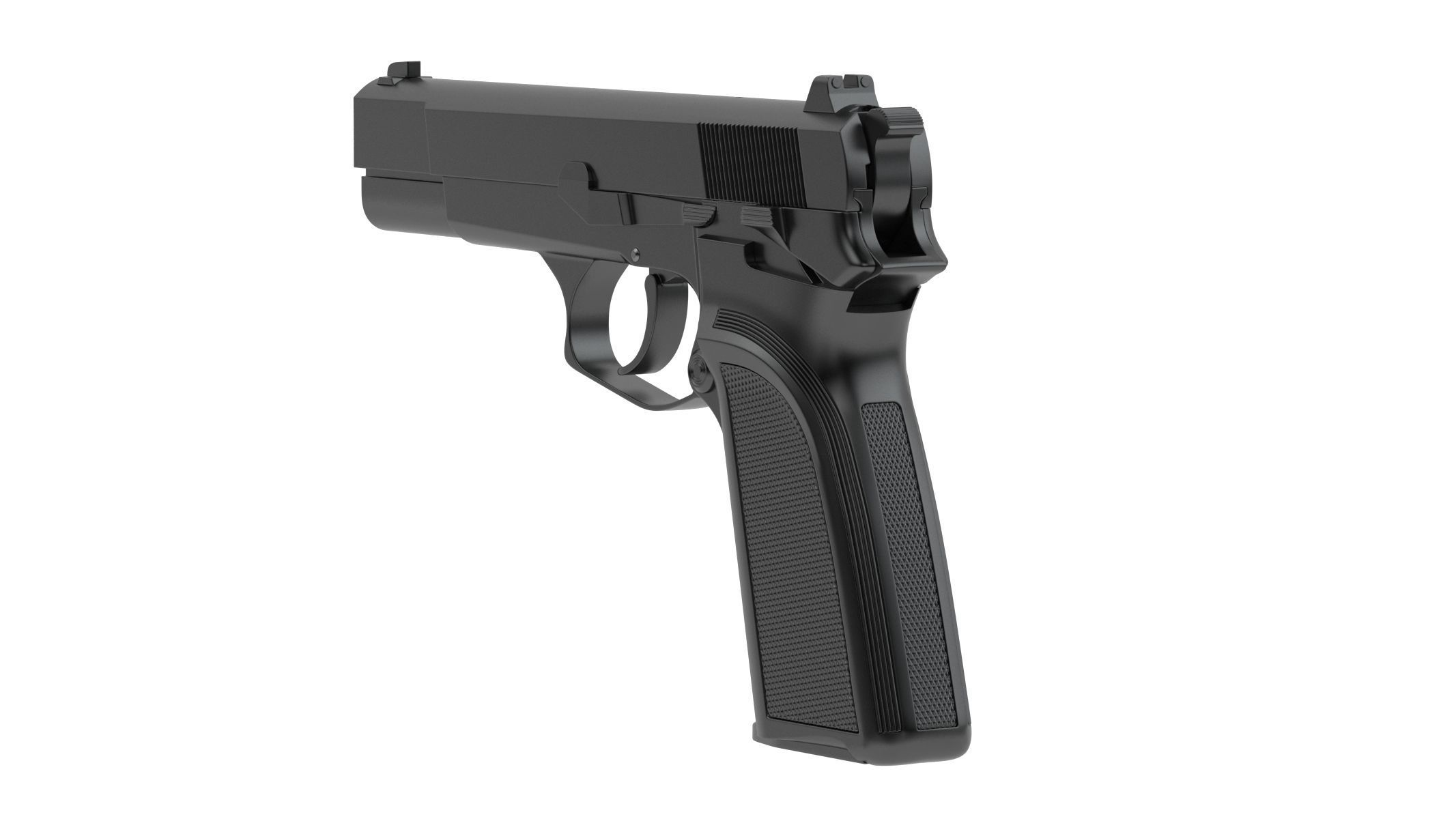 FN HP-DA Pistol 3D model | CGTrader