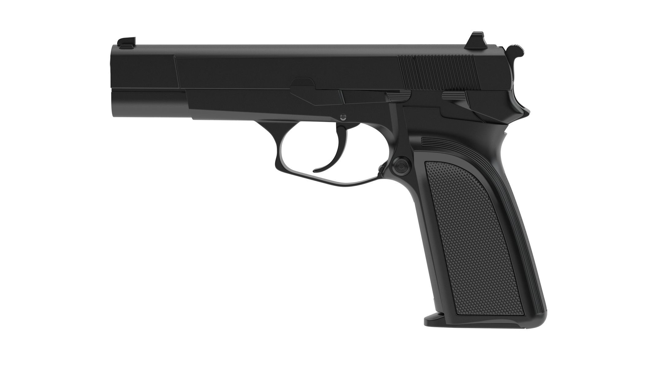 FN HP-DA Pistol 3D model | CGTrader