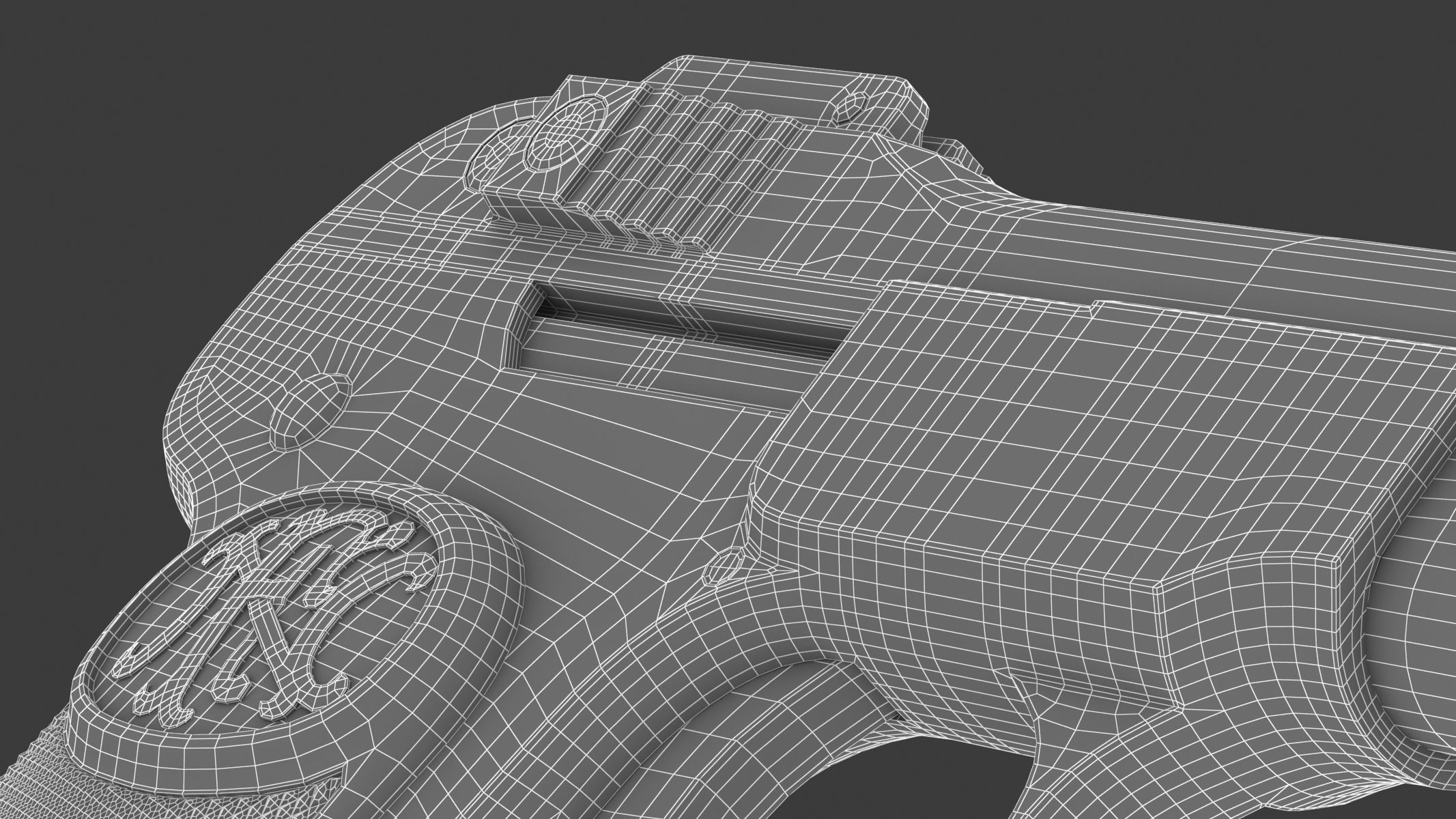 FN M1900 Pistol 3D model | CGTrader