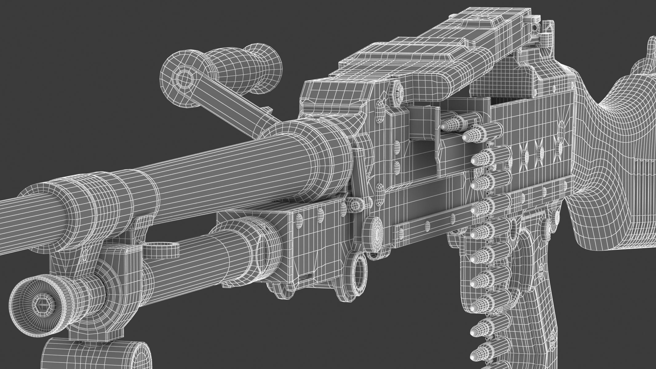 FN MAG Machine Gun 3D model | CGTrader