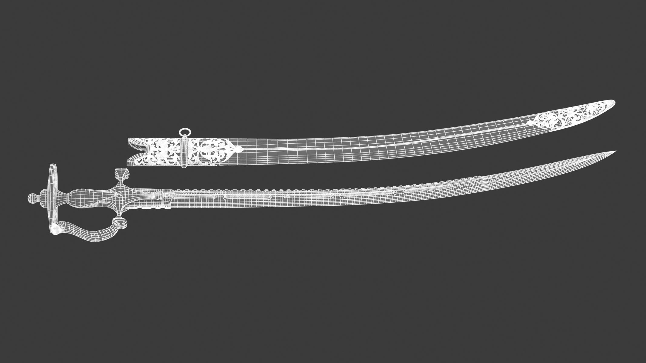 3D model Talwar Sword VR / AR / low-poly | CGTrader