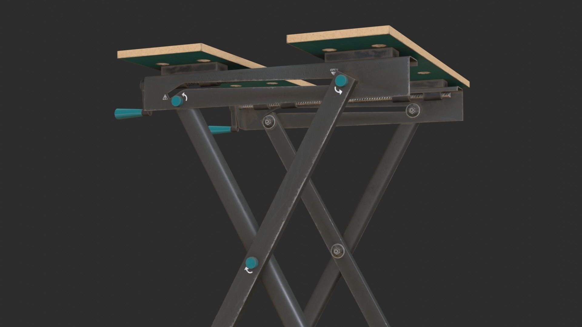 3D model Portable Workbench VR / AR / low-poly | CGTrader