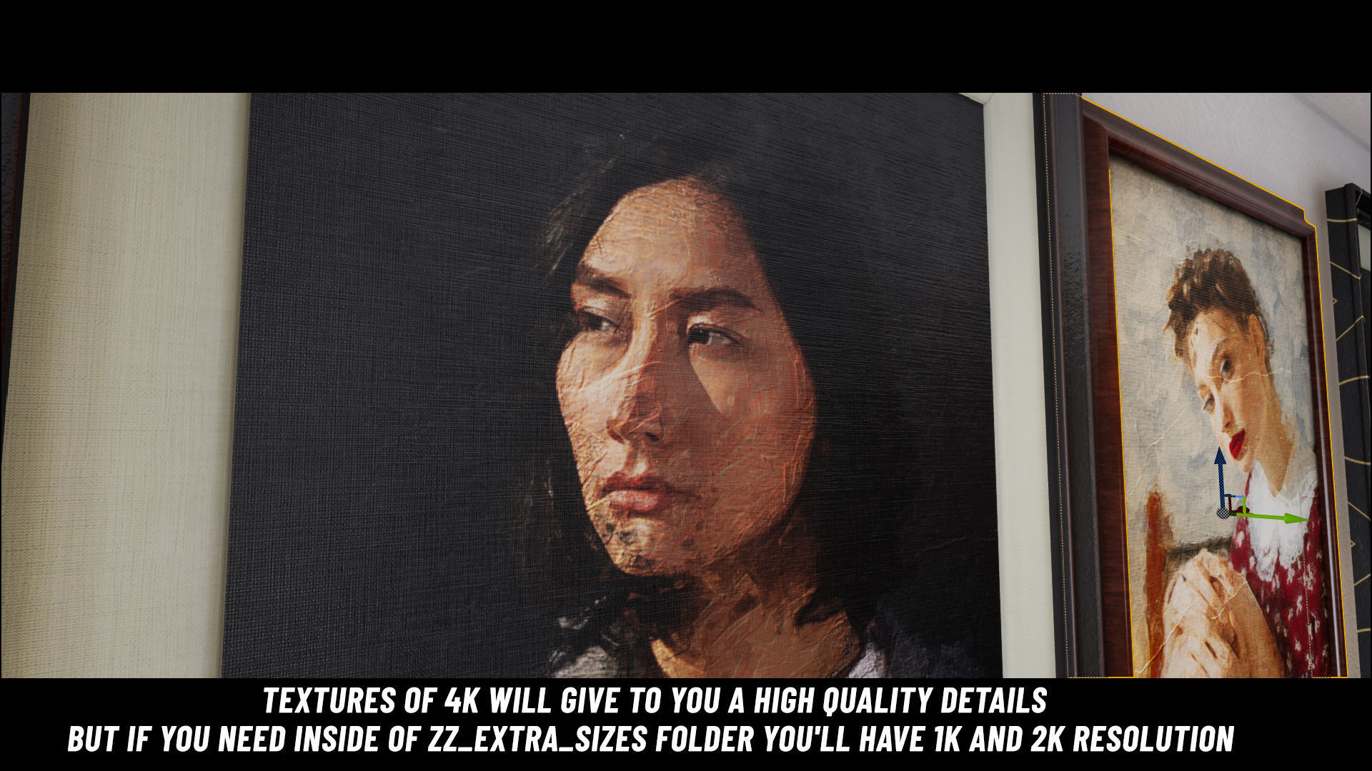 3D model Modular Pictures for Unreal Engine VR / AR / low-poly | CGTrader