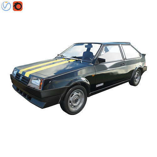 VAZ 2108 3D model | CGTrader