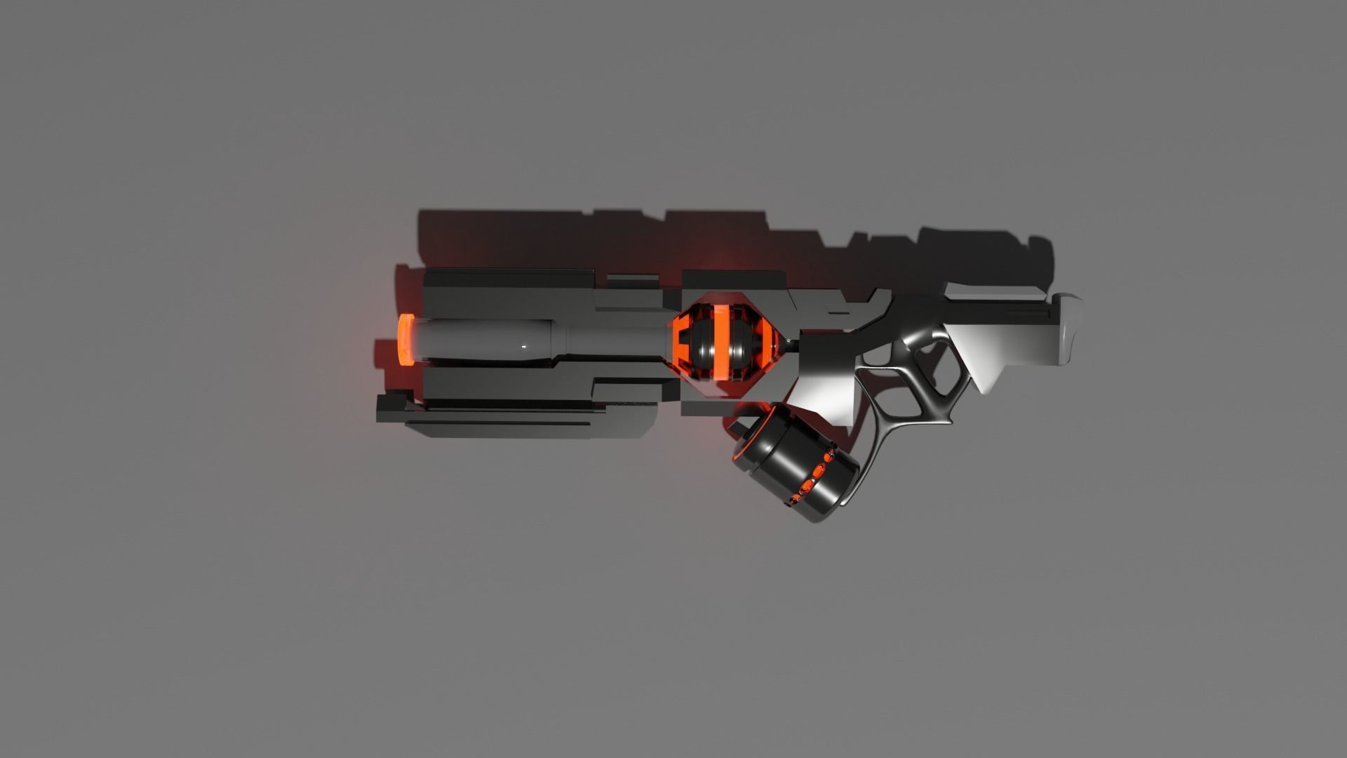 futuristic Gun free 3D model | CGTrader
