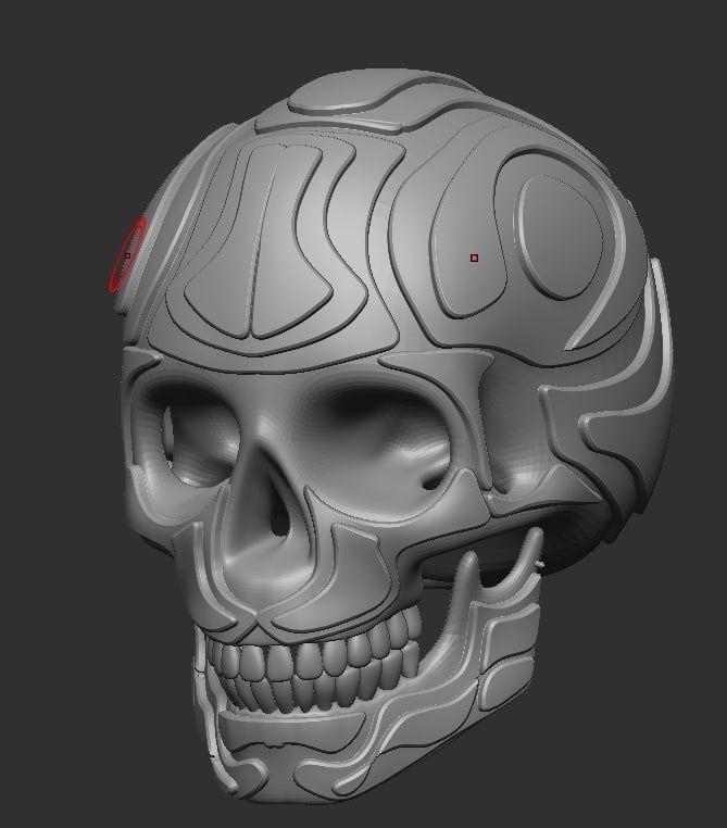 The Cyborg Skull 3D model | CGTrader