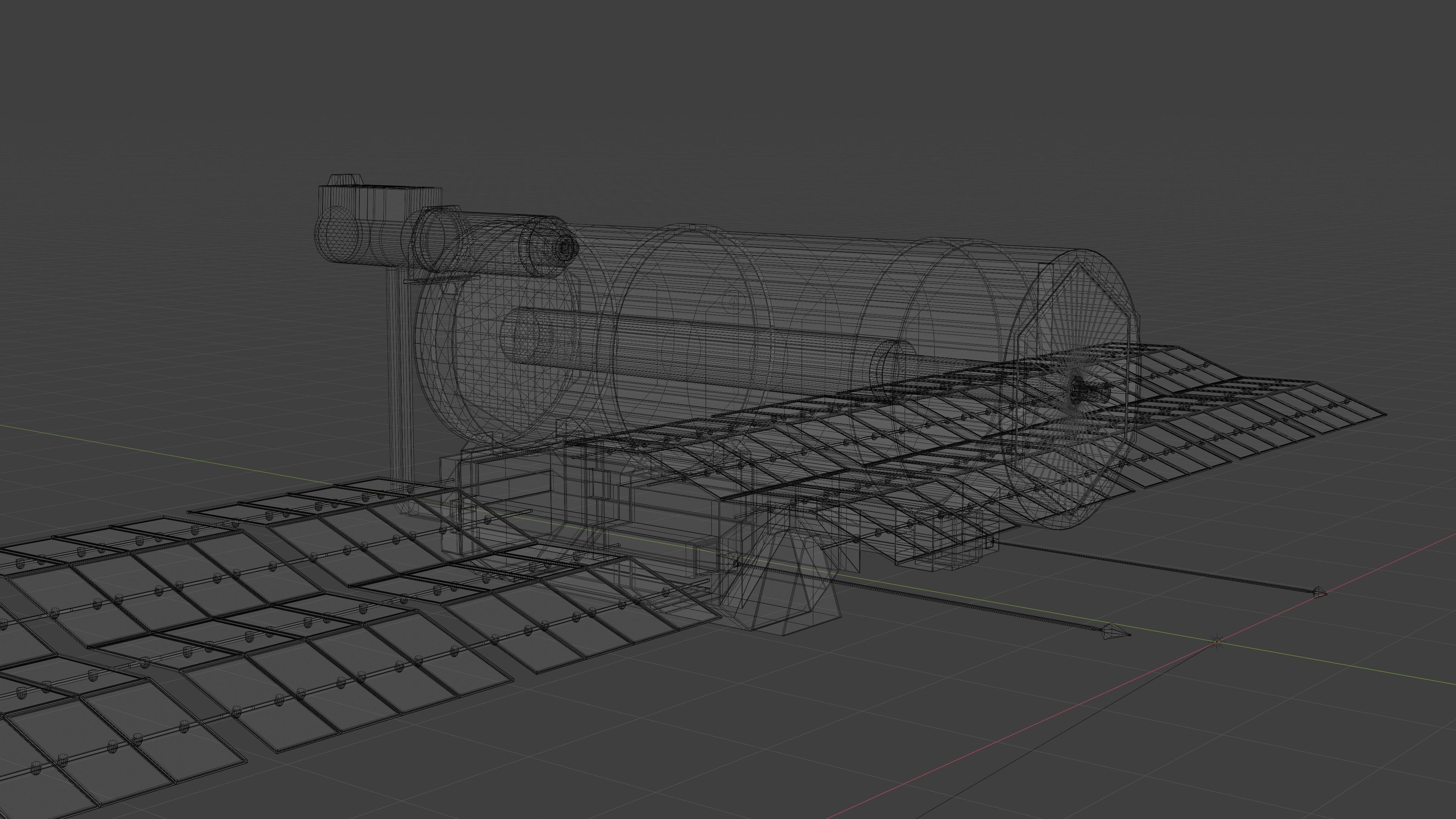 3D model Space laser satellite defence system VR / AR / low-poly | CGTrader